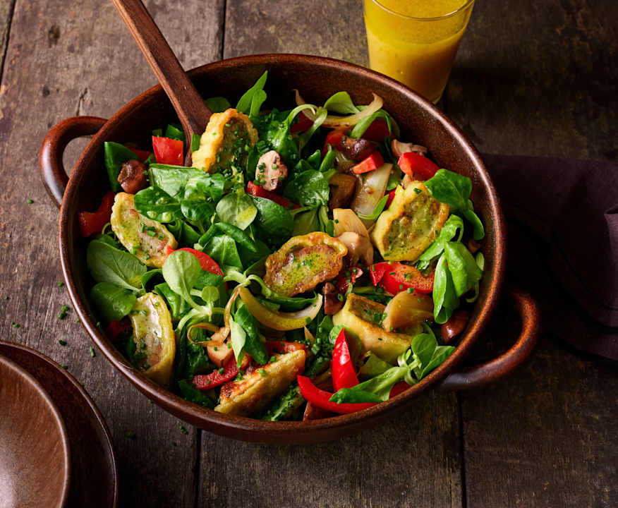 Lauwarmer Maultaschen-Feldsalat - Cookidoo® – la plateforme de recettes ...