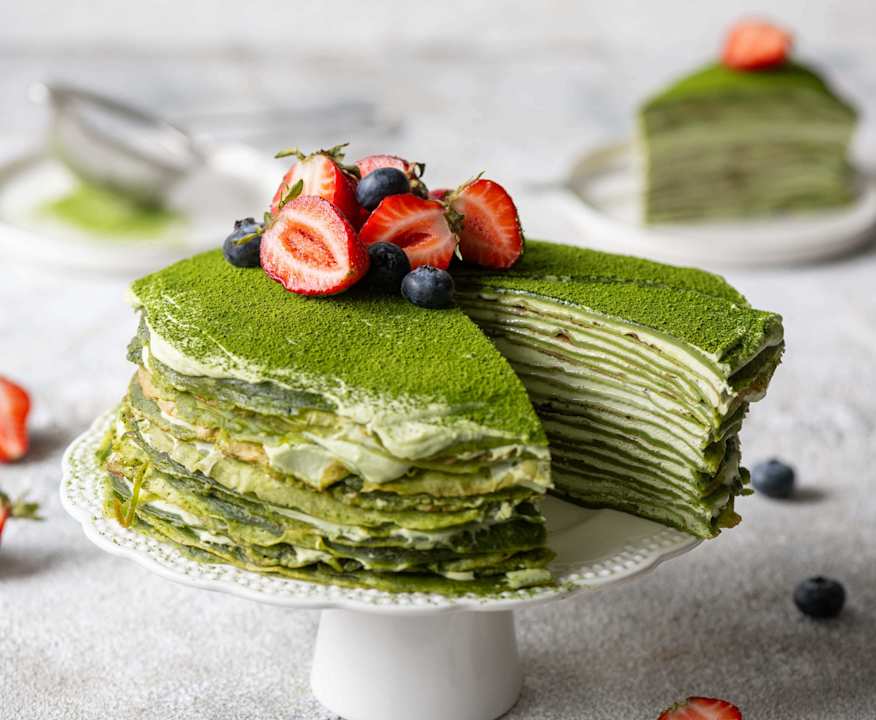 Tort naleśnikowy z matchą - Cookidoo® – the official Thermomix® recipe ...