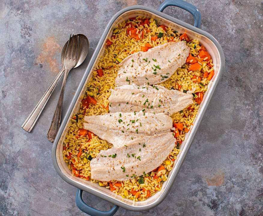 Felchenfilet mit Zucchetti-Karotten-Reis - Cookidoo® – das offizielle ...