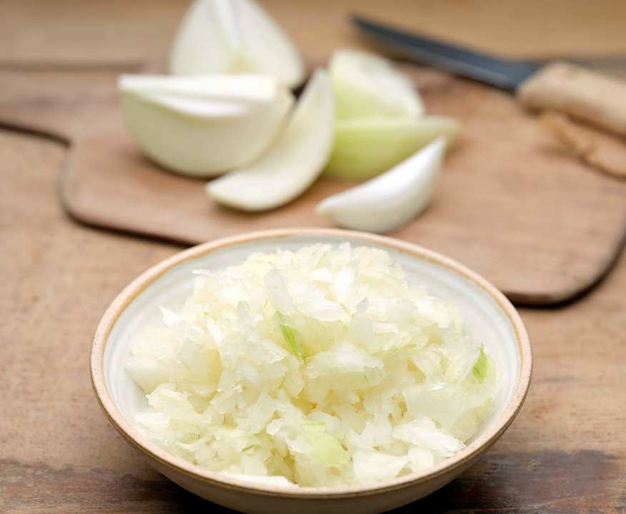chopped onions