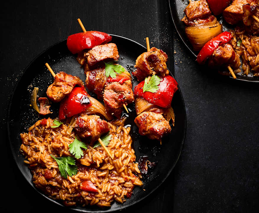 Meat Skewers with Rice in Sauce - Cookidoo® – the official Thermomix ...