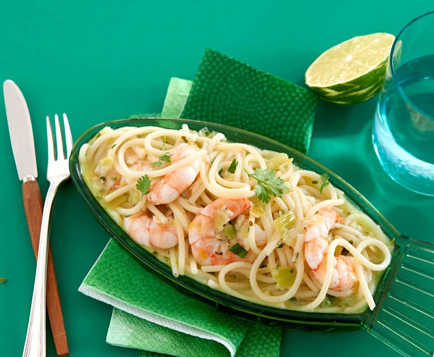 Pasta med rejer og porre (2200 kcal) - Cookidoo® – das offizielle ...