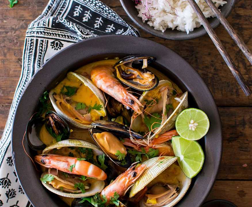 Guiso de mariscos con leche de coco - Cookidoo® – the official ...