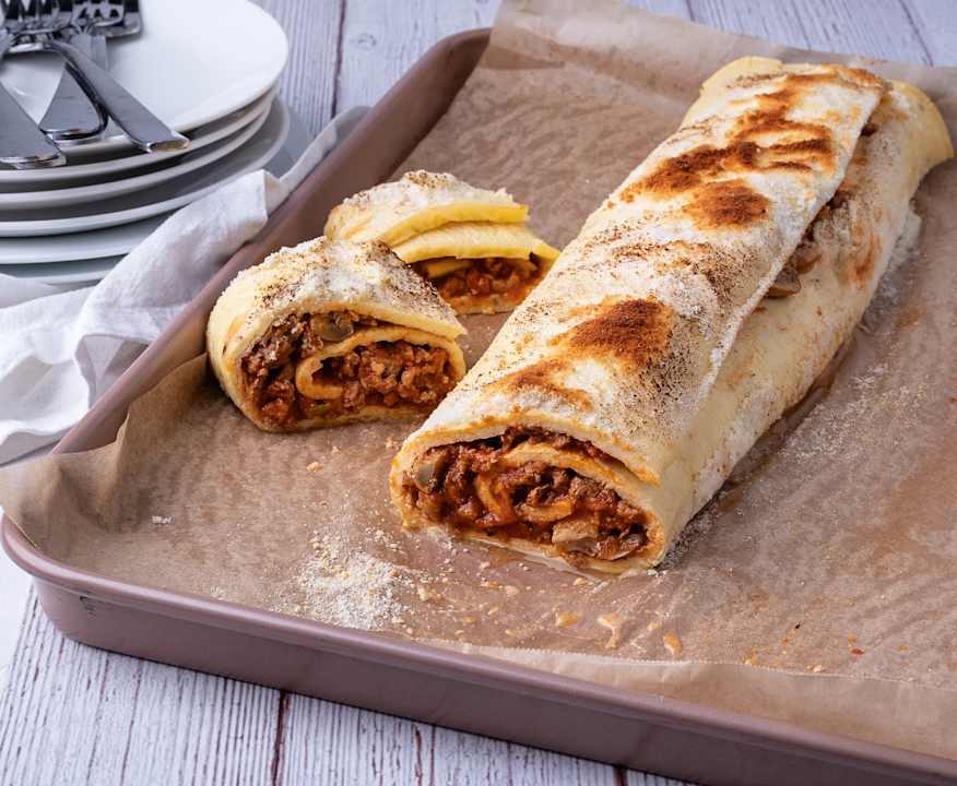 Wrap riche en protéines avec Dinde, Champignons et Fromage Cottage ...