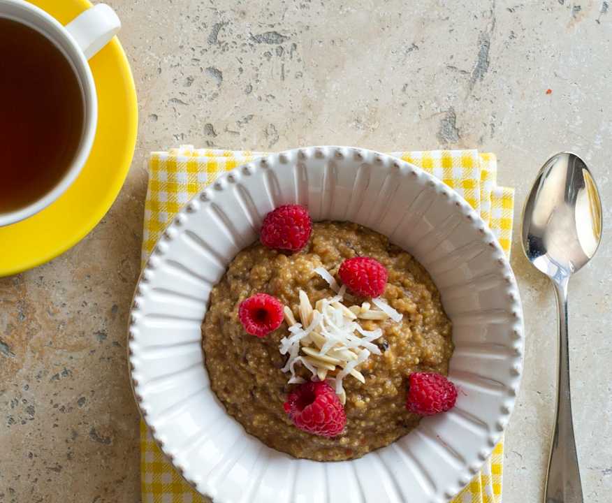 Coconut and quinoa porridge with toasted almonds - Cookidoo® – das ...