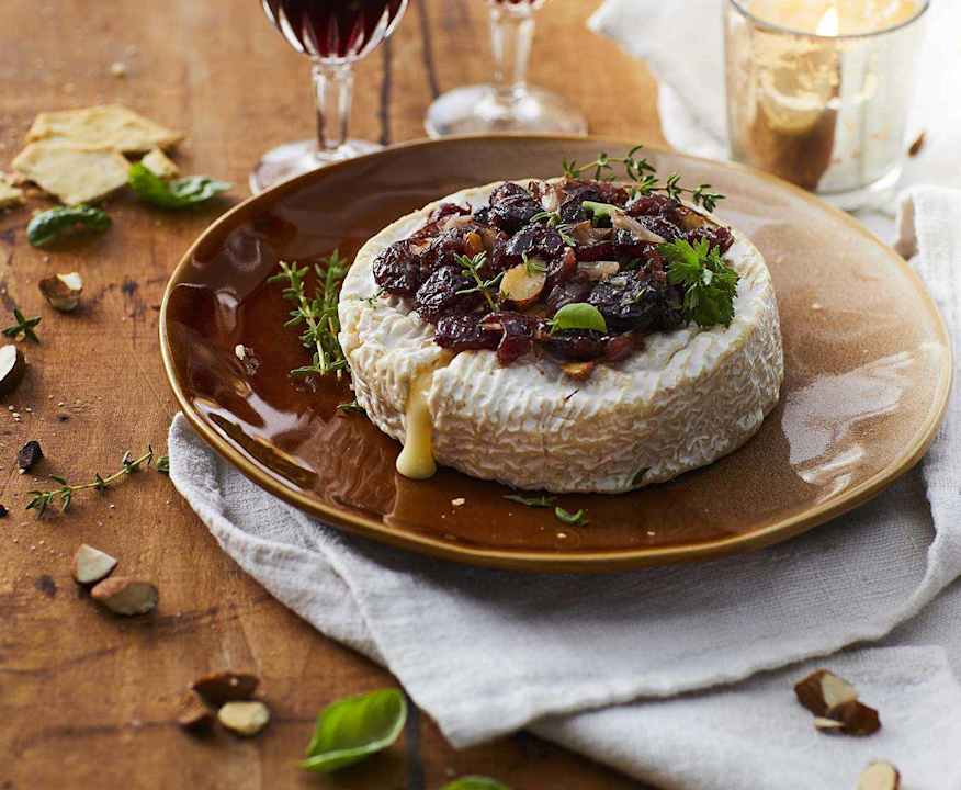 Τυρί camembert στον ατμό με κράνμπερι και αμύγδαλα - Cookidoo® – la ...