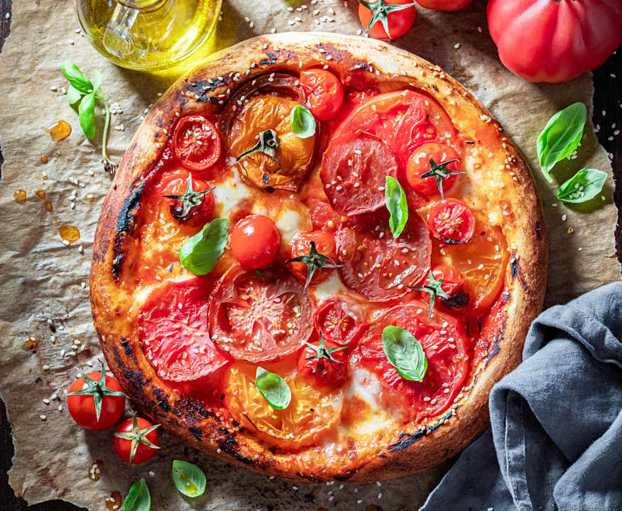 Piza integral com tomate e mozarela - Cookidoo® – platform resep resmi ...