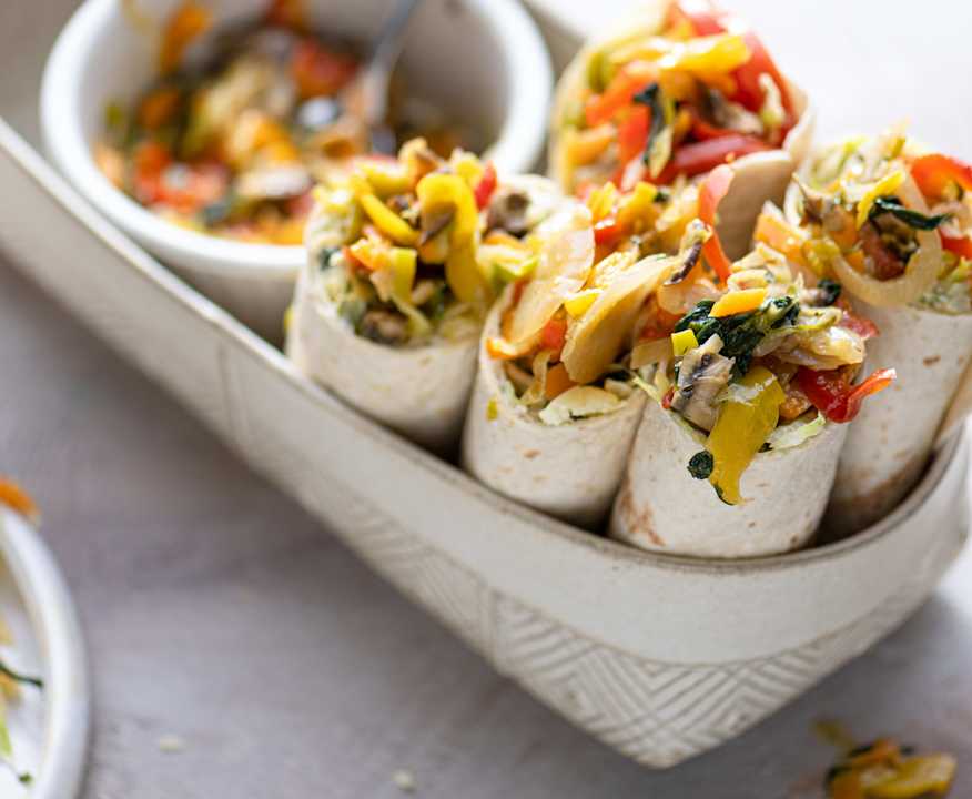Wraps with Sautéed Vegetables and Parsley Cream (TM5) - Cookidoo® – the ...