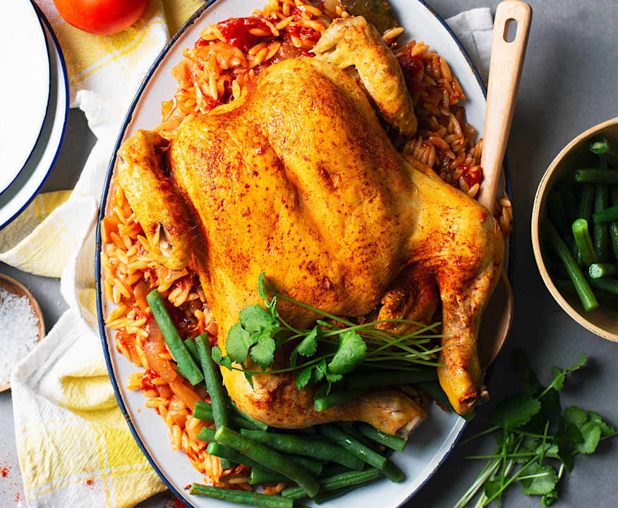 Mediterranean chicken with sundried tomato, onion and risoni - Cookidoo ...