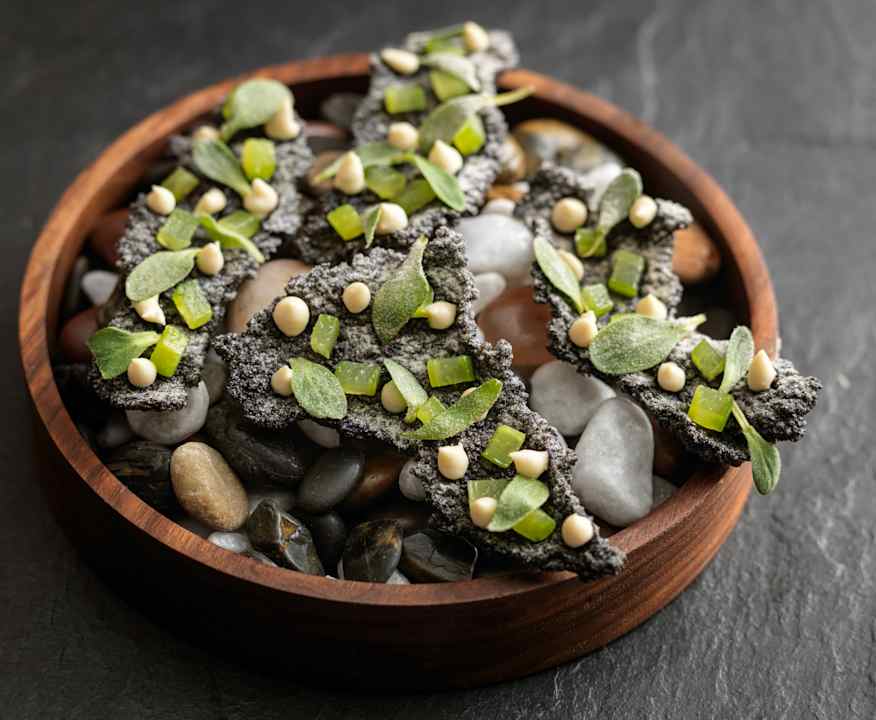 Squid Crackers, Oyster Emulsion, Frozen Cucumber - Cookidoo® – la ...