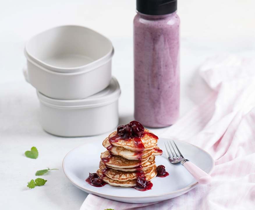 Smoothie og pandekager med rismel (2500 kcal) - Cookidoo® – the ...