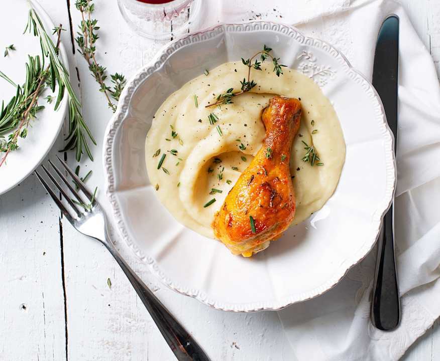 Pilons de poulet au miel, purée pomme de terre-poireau - Cookidoo® – la ...