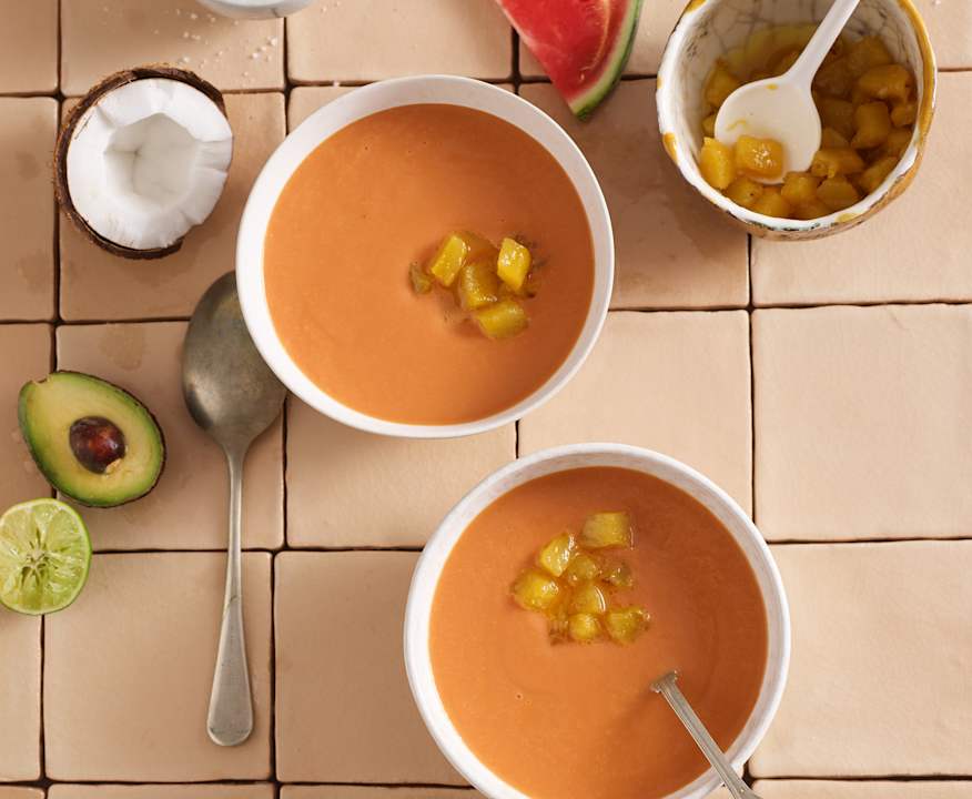 Sopa fria de melancia com ananás - Cookidoo® – das offizielle Thermomix ...