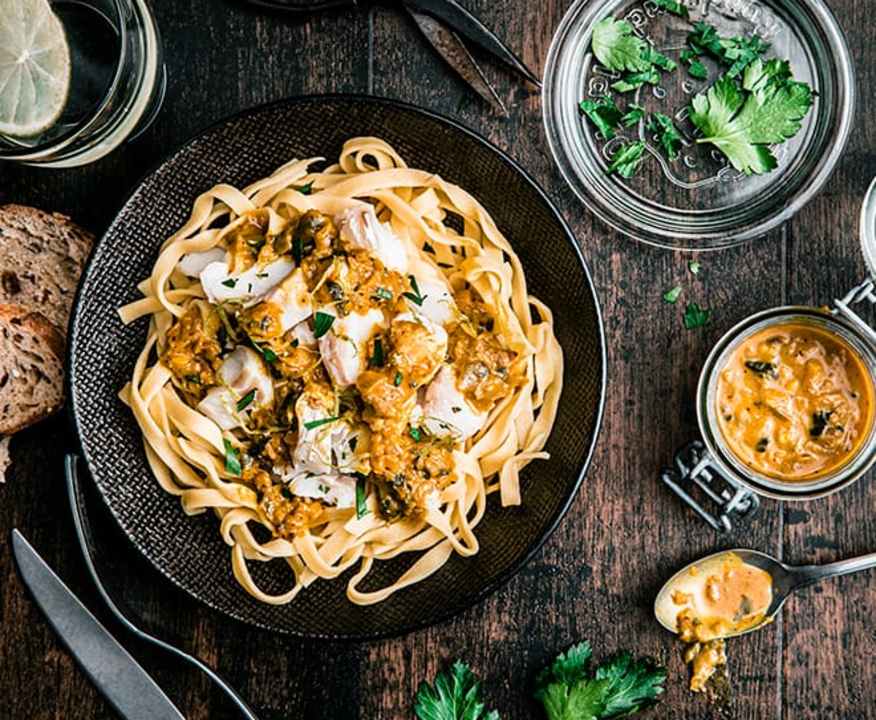 Tagliolini au cabillaud et au combava - Cookidoo® – la nostra ...
