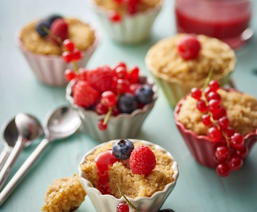 Quinoa puddings with raspberry sauce - Cookidoo® – la plateforme de ...