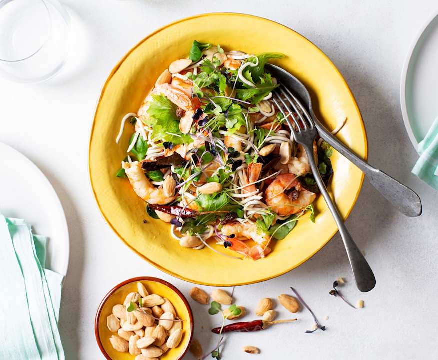 Ensalada templada de angulas de surimi y gambones - Cookidoo® – the ...