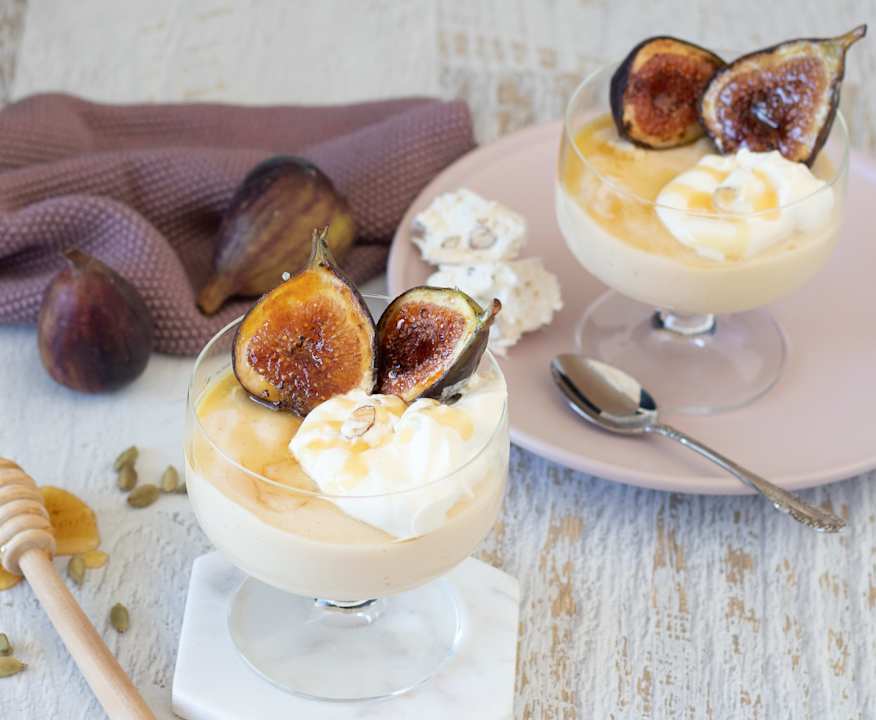 Figs with spiced custard and nougat cream - Cookidoo® – la plataforma ...