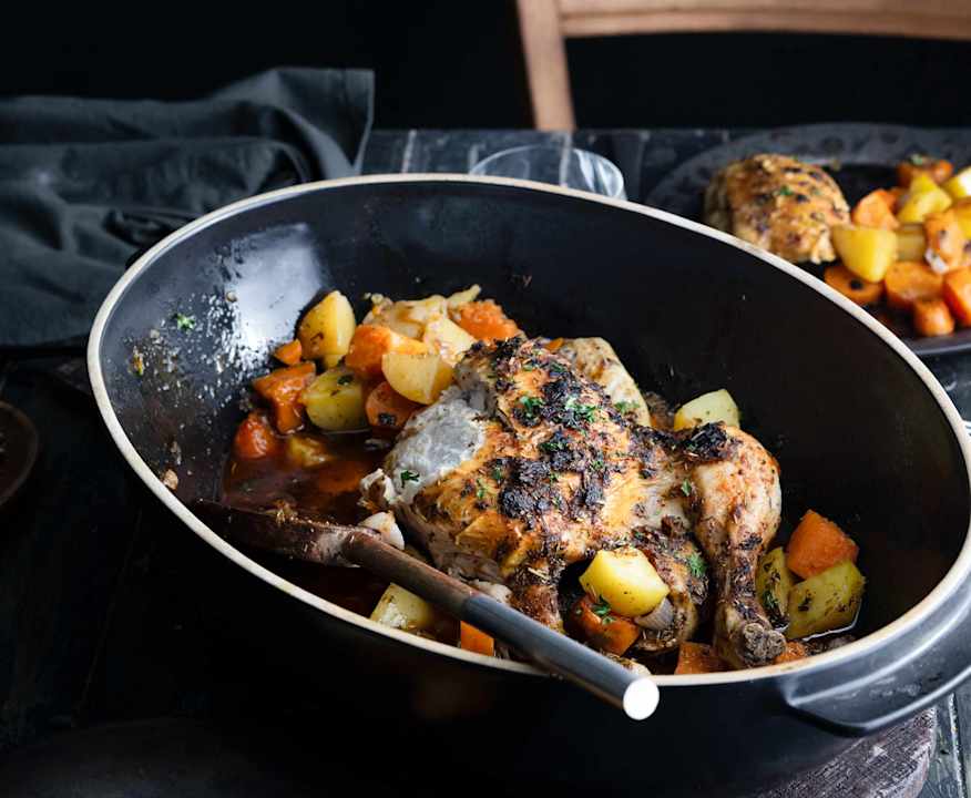Pollo arrosto con verdure - Cookidoo® – the official Thermomix® recipe ...