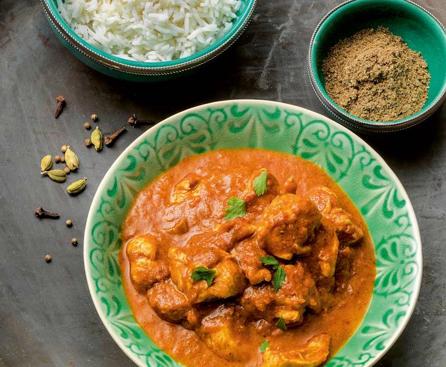 how to cook curry with garam masala