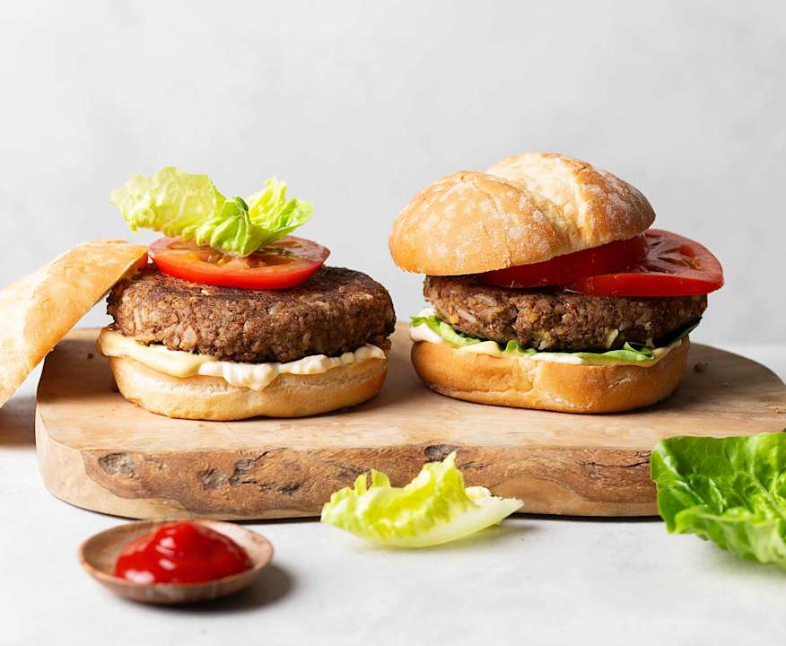 Hamburguesas de champiñón, arroz y lentejas - Cookidoo® – the official ...