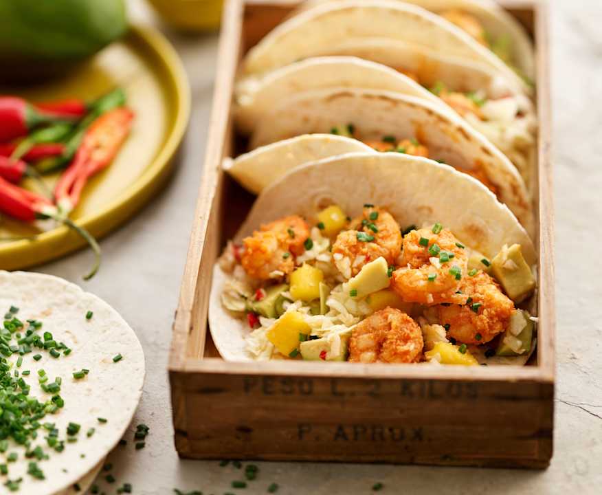 Tacos de camarão e manga - Cookidoo® – the official Thermomix® recipe ...