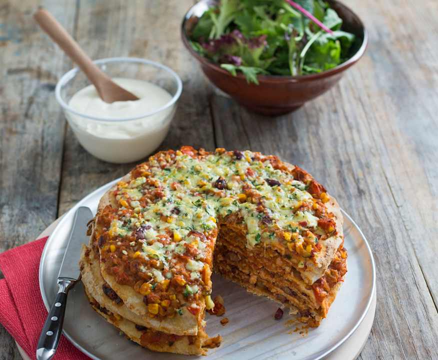 mexican tortilla stack