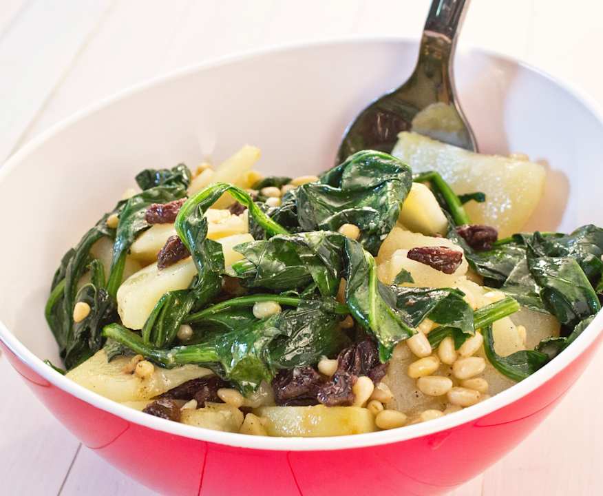 Espinacas con piñones - Cookidoo® – the official Thermomix® recipe platform