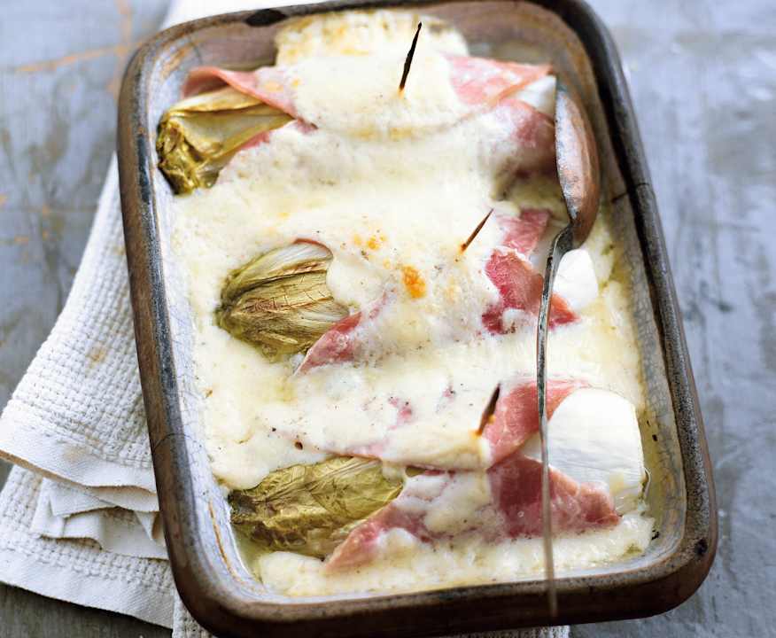 Chicorée-Schinken-Gratin mit Comté - Cookidoo® – the official Thermomix ...