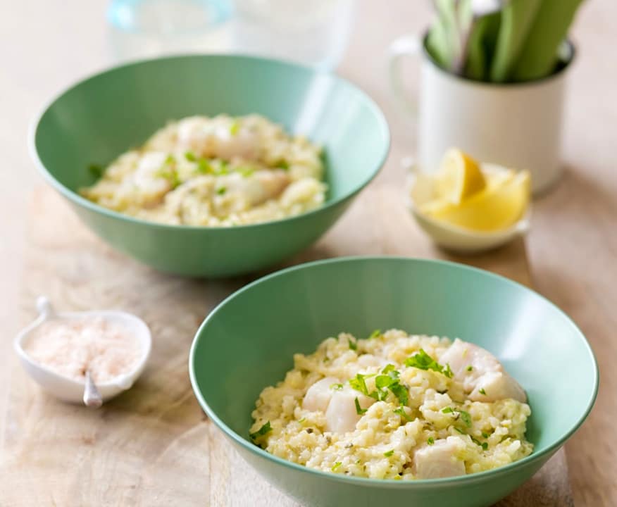 how to make smoked haddock risotto