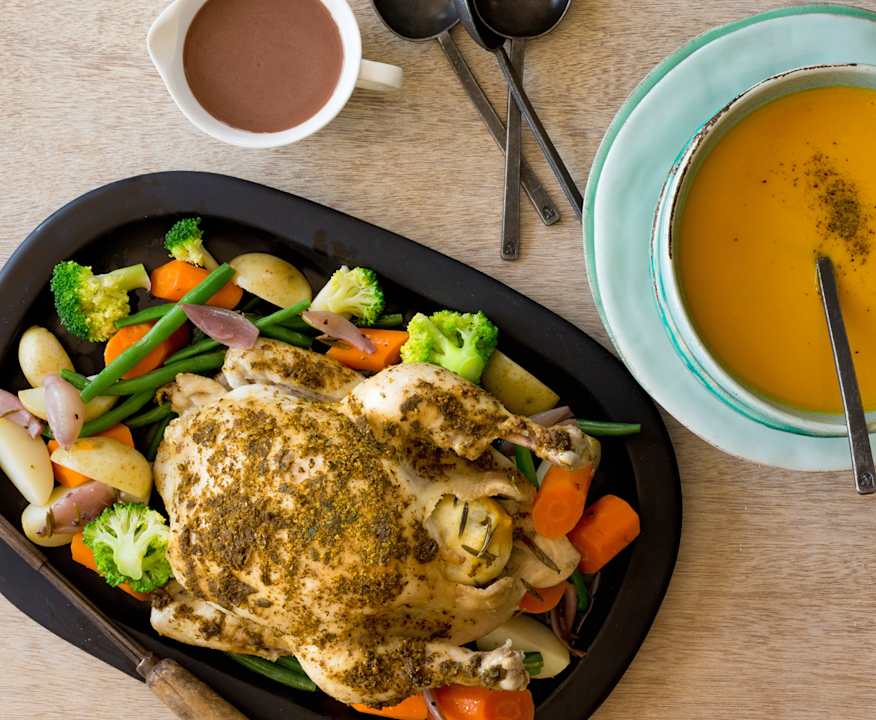 Layered chicken dinner - Cookidoo® – the official Thermomix® recipe ...