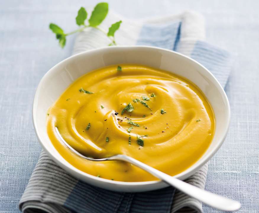 Potage de potiron et haricots blancs à la menthe - Cookidoo® – la ...