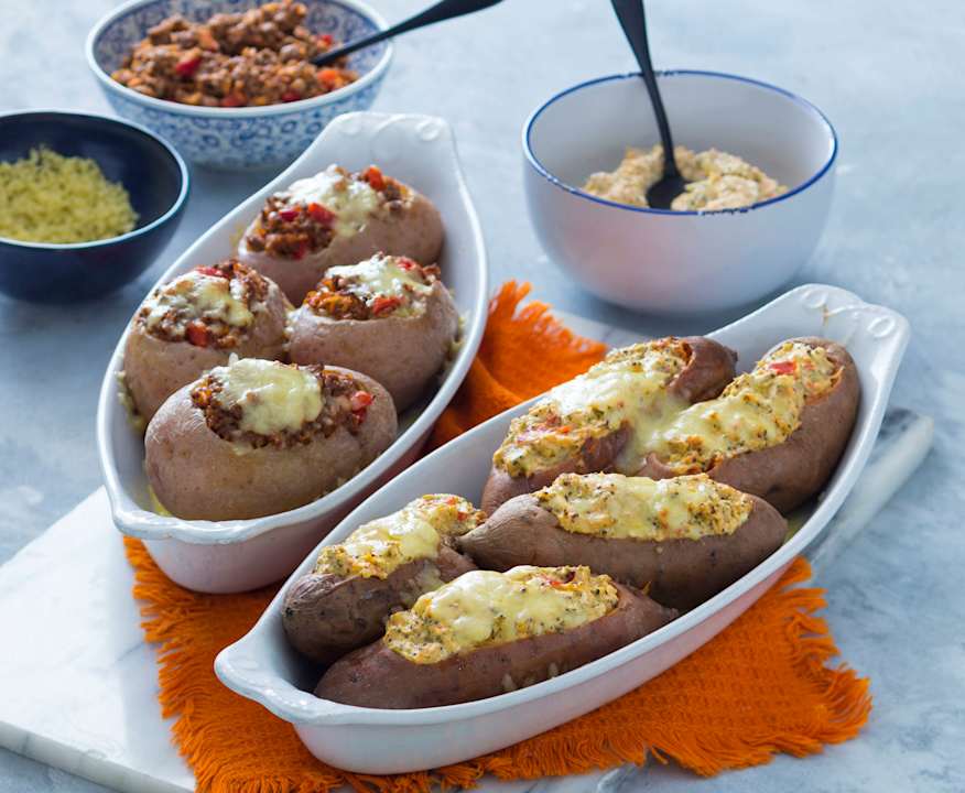 Stuffed jacket potatoes (two ways) - Cookidoo® – la plateforme de ...