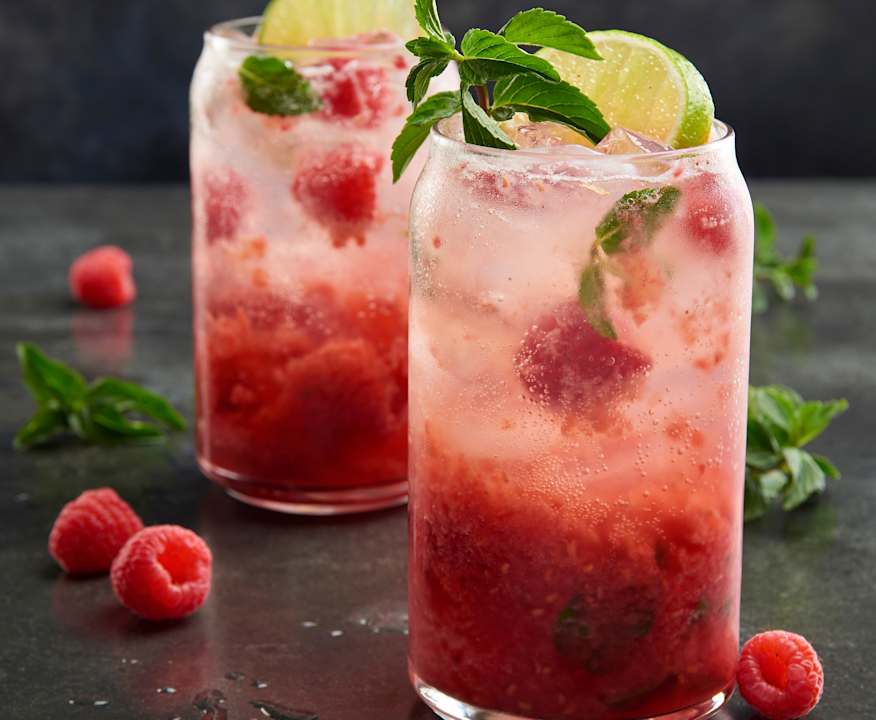 raspberry mojito