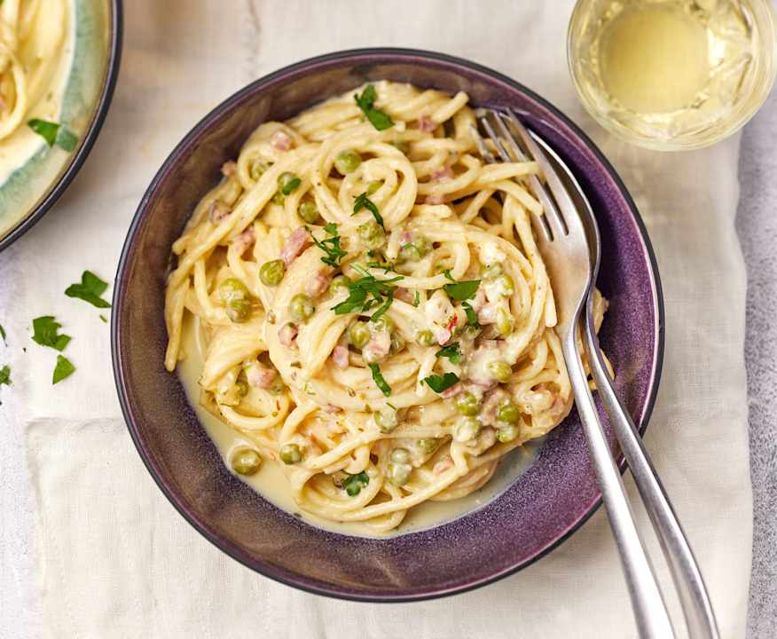 Spaghetti con formaggio e piselli - Cookidoo® – the official Thermomix ...