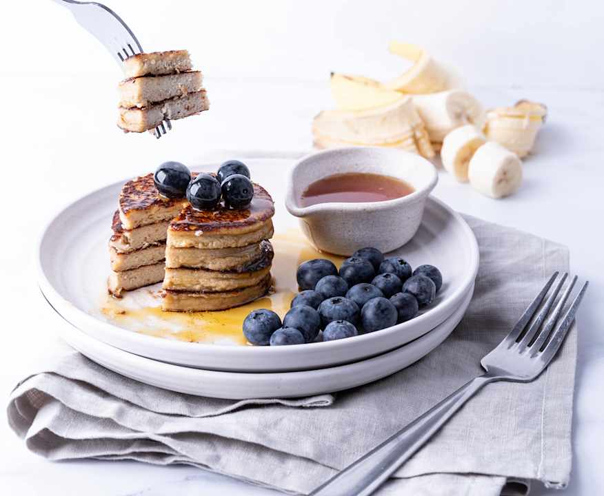 Protein packed fluffy banana pancakes - Cookidoo® – the official ...