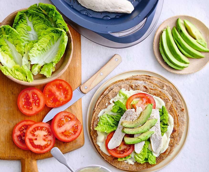 Wraps avocat poulet - Cookidoo® – the official Thermomix® recipe platform