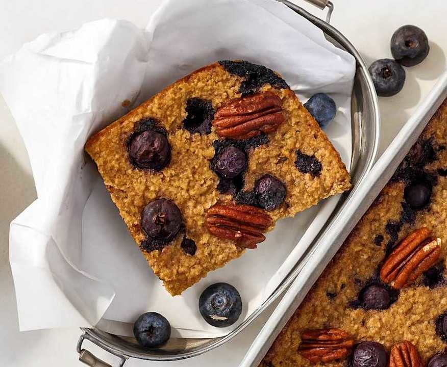 Gebakken Havermout met Blauwe Bessen en Noten - Cookidoo® – het ...