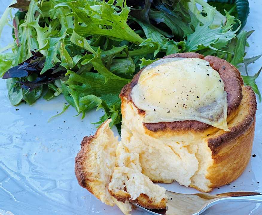 Twice baked goat's cheese soufflés (Yolaine Corbin) - Cookidoo® – the ...