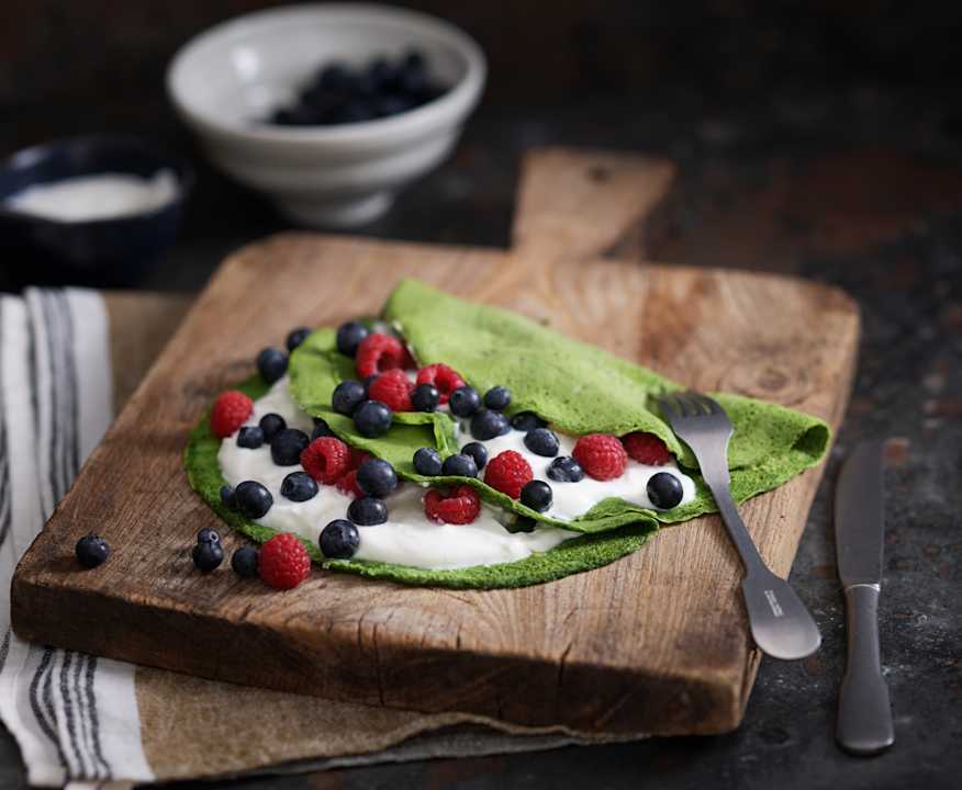 Crepes de tapioca e espinafres sem glúten - Cookidoo® – the official ...