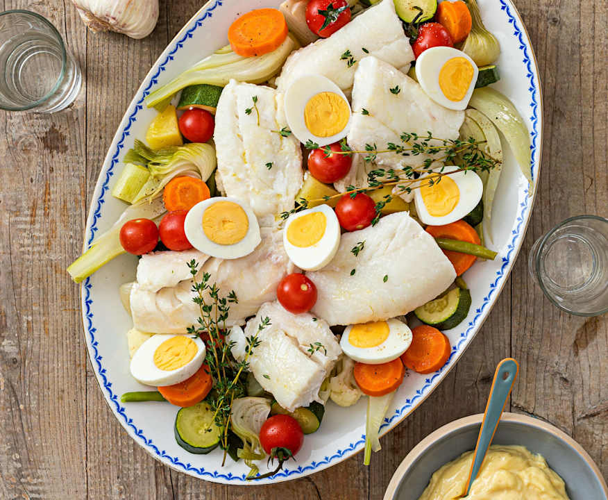 Merluzzo in salsa aïoli con verdure - Cookidoo® – das offizielle ...