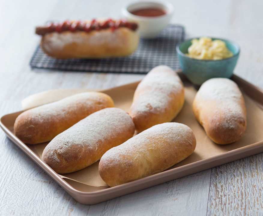 how to cook hot dog bread roll