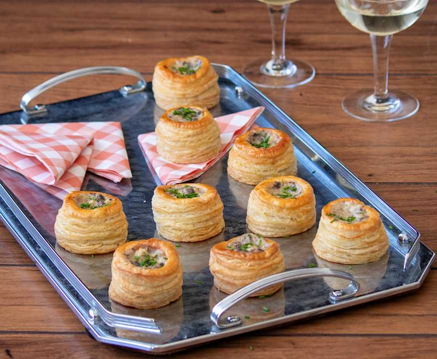 how to cook chicken vol au vents