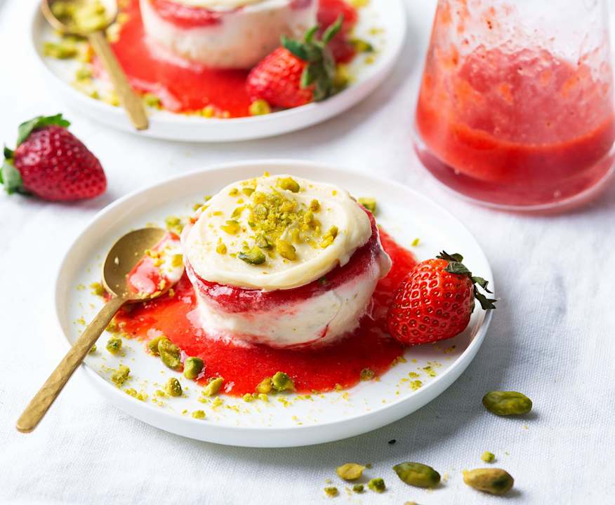 Parfait de chocolate branco, morango e pistácio TM5 e TM6 - Cookidoo ...