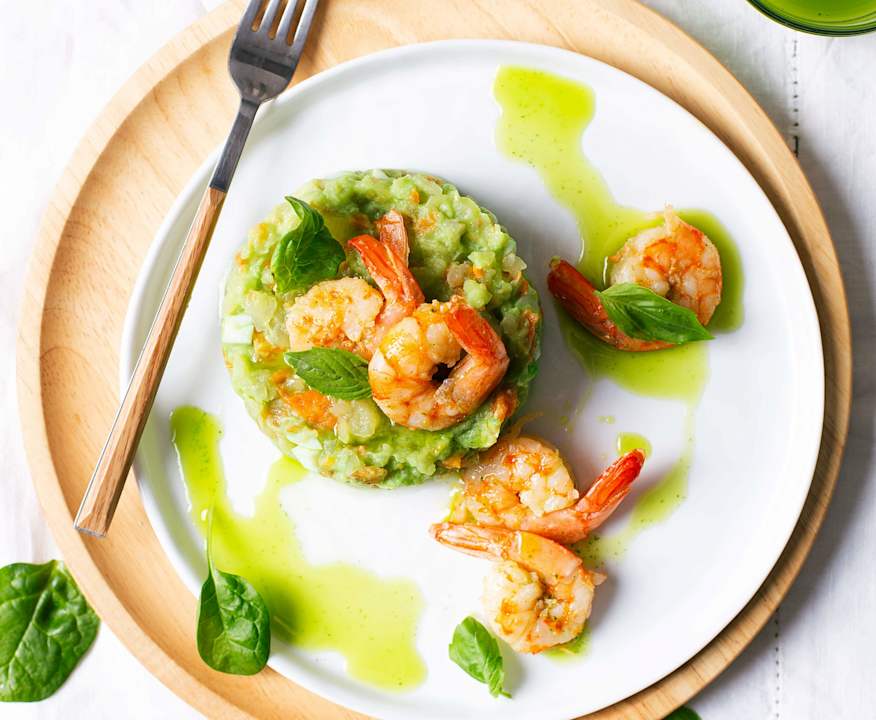 Salată cu avocado și crevete sotate - Cookidoo® – the official ...