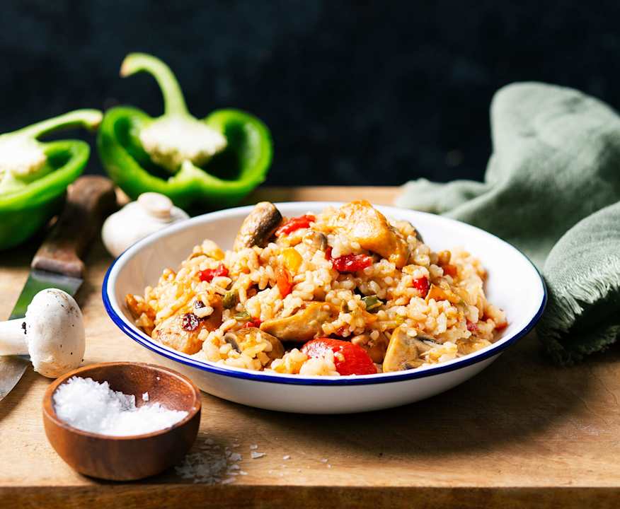 Reis mit Huhn und Pilzen - Cookidoo® – the official Thermomix® recipe ...