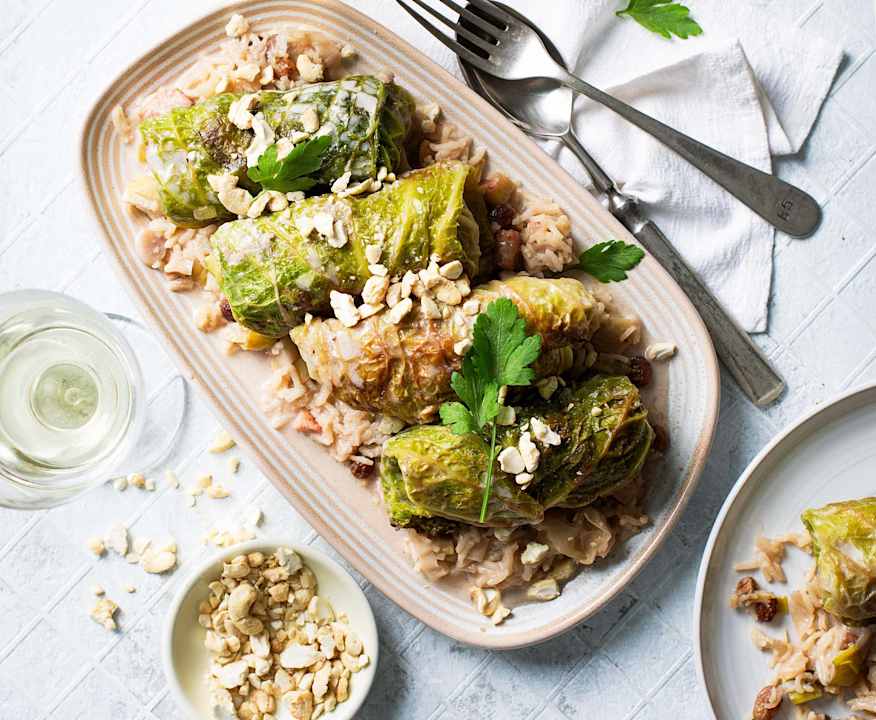 Choux farcis, riz au poireau et au jambon - Cookidoo® – la nostra ...