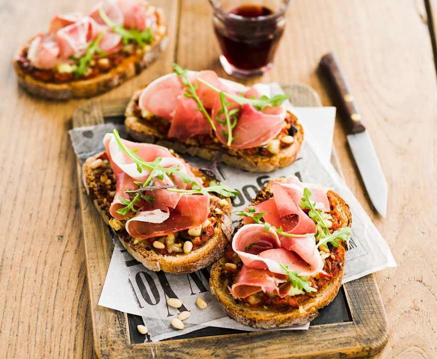 Bruschettas jambon fumé, tomate et basilic - Cookidoo® – la nostra ...