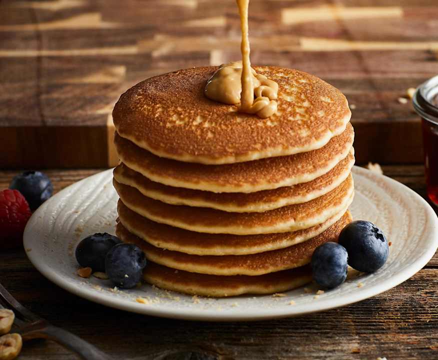 Pancake con sciroppo d'acero e burro di arachidi - Cookidoo® – la ...