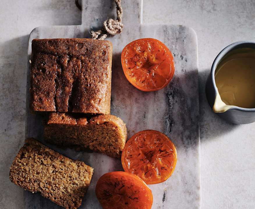 Steamed saffron sponge with burnt mandarin custard - Cookidoo® – the ...