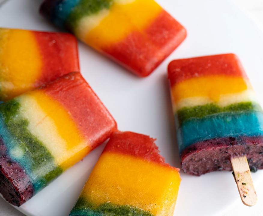 Rainbow Ice Lollies - Cookidoo® – the official Thermomix® recipe platform